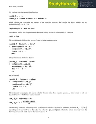 Algorithms Behind Term Structure Models II Hull-White Model | PDF