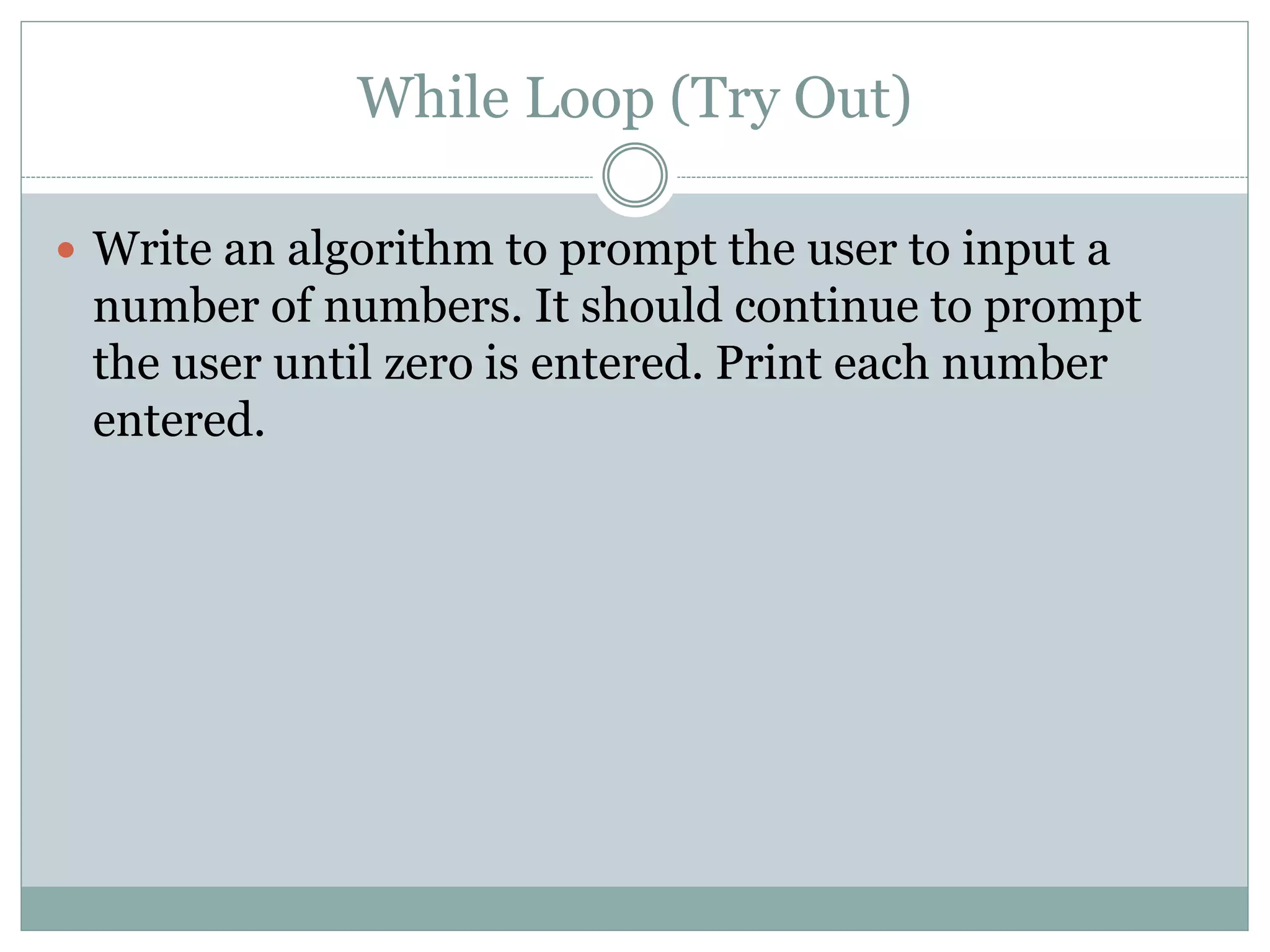 Algorithms examples | PPSX