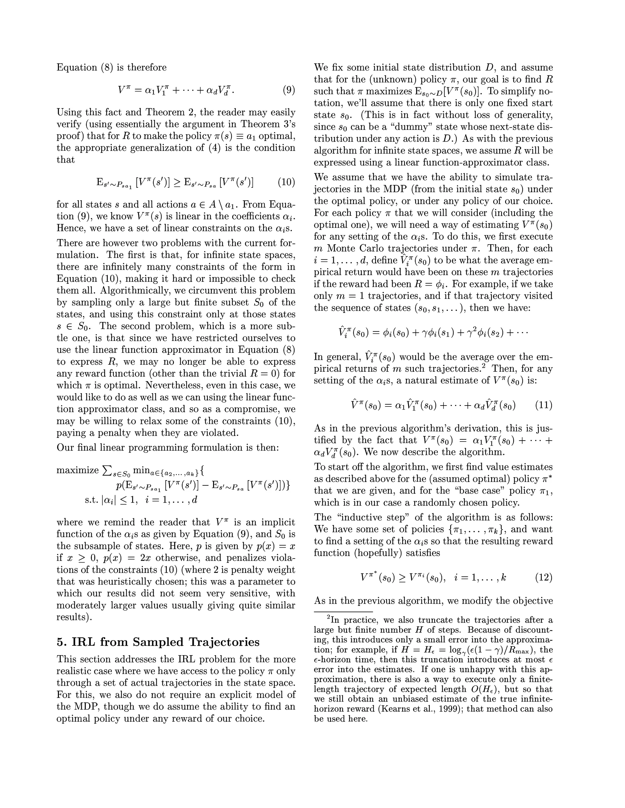Algorithms For Inverse Reinforcement Learning Pdf