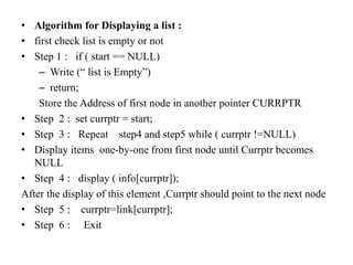 algorithms_in_linkedlist.pptx | Programming Languages | Computing