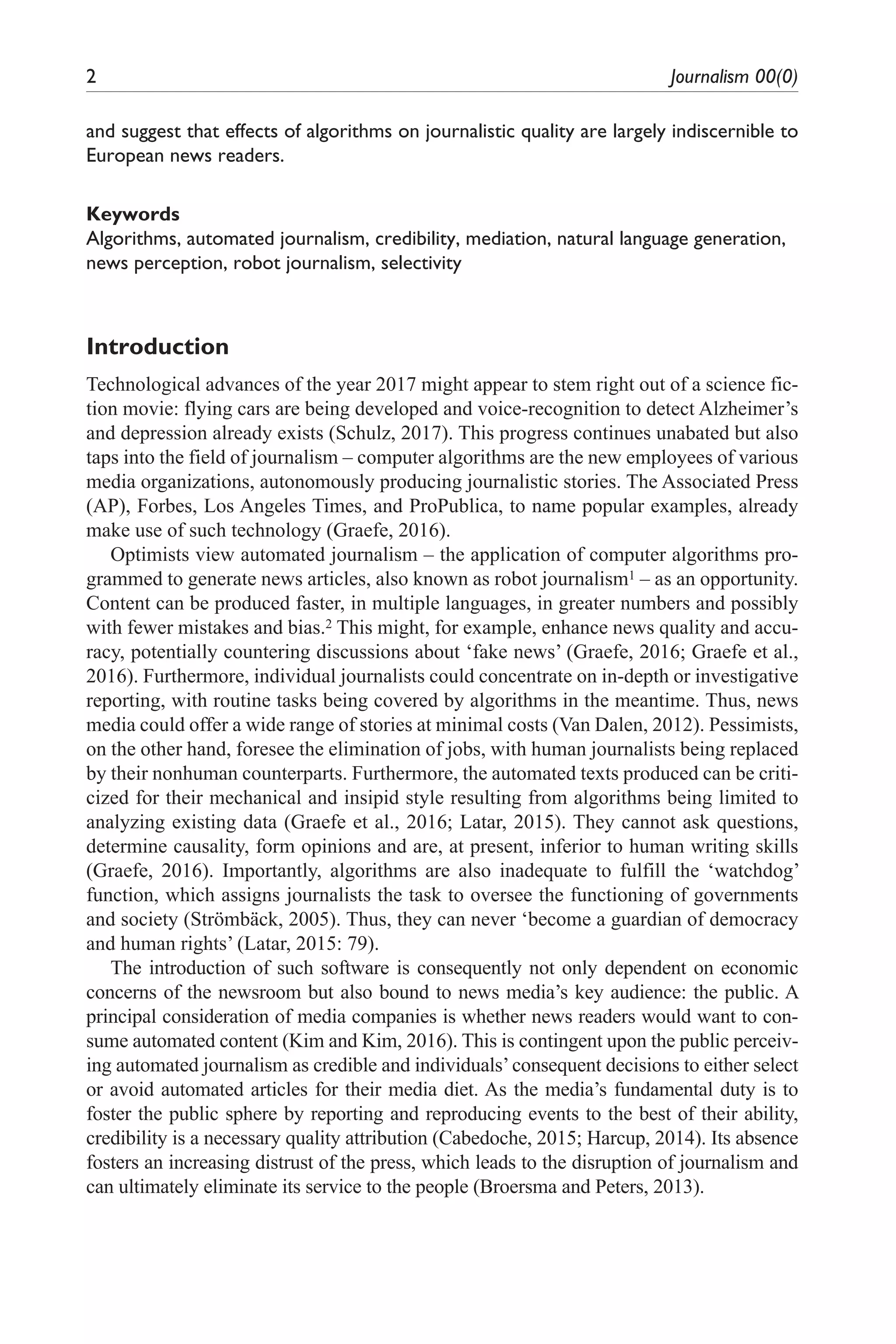 Algorithms in the newsroom | PDF | Desktop Publishing | Computer ...