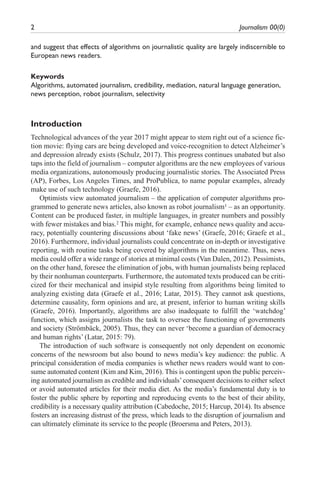 Algorithms in the newsroom | PDF | Desktop Publishing | Computer ...