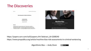 Algorithmic bias: introduction | PPT