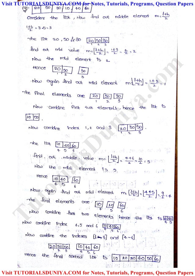 Algorithms notes 4 tutorials duniya | PDF