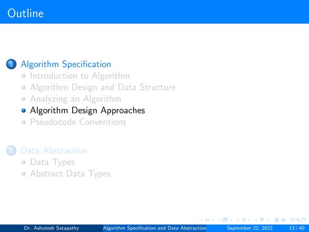 Algorithm Specification and Data Abstraction | PPT Algorithm Specification and Data Abstraction | PPT