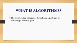 ALGORITHMS introduction presentation.pptx