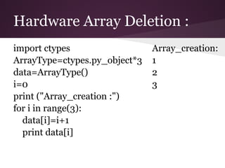 Algorithms python arraylistmatrix | PDF