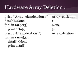 Algorithms python arraylistmatrix | PDF