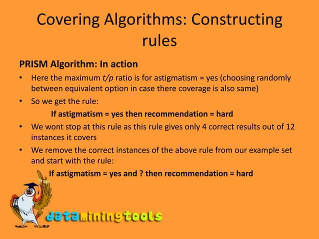 WEKA: Algorithms The Basic Methods | PPTX