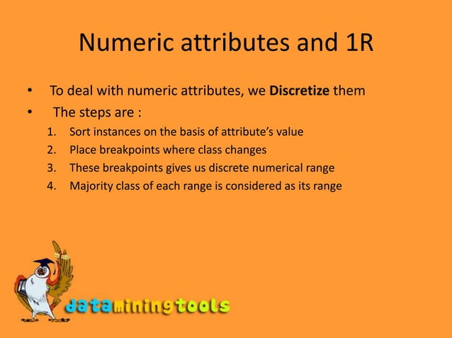 WEKA: Algorithms The Basic Methods | PPTX