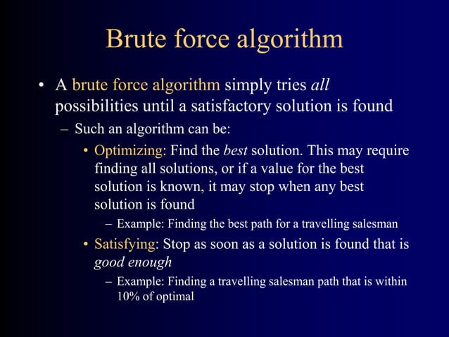Algorithm types | PPT