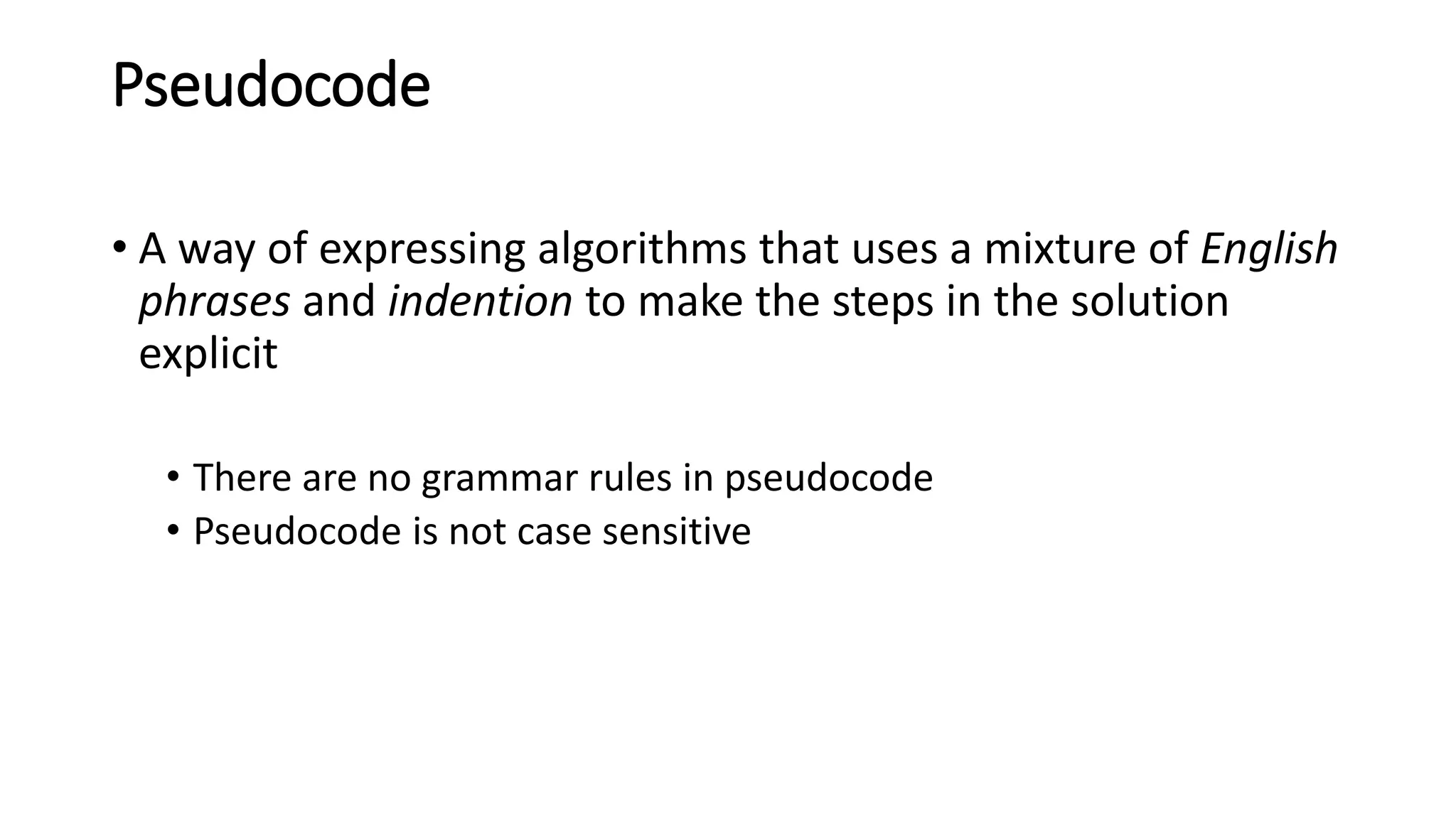 Algorithm vs Pseudocode.pptx Algorithm vs Pseudocode.pptx