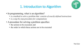 Algorithm week2(technovation) | PPT