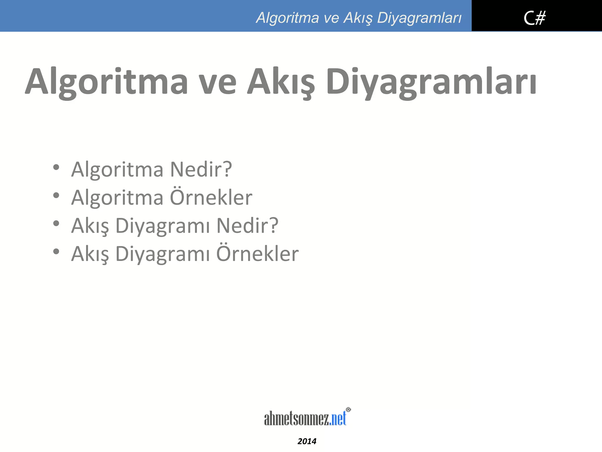 Algoritma Nedir? | PPS