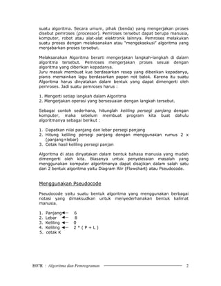 Algoritma dan-pemrograman | PDF