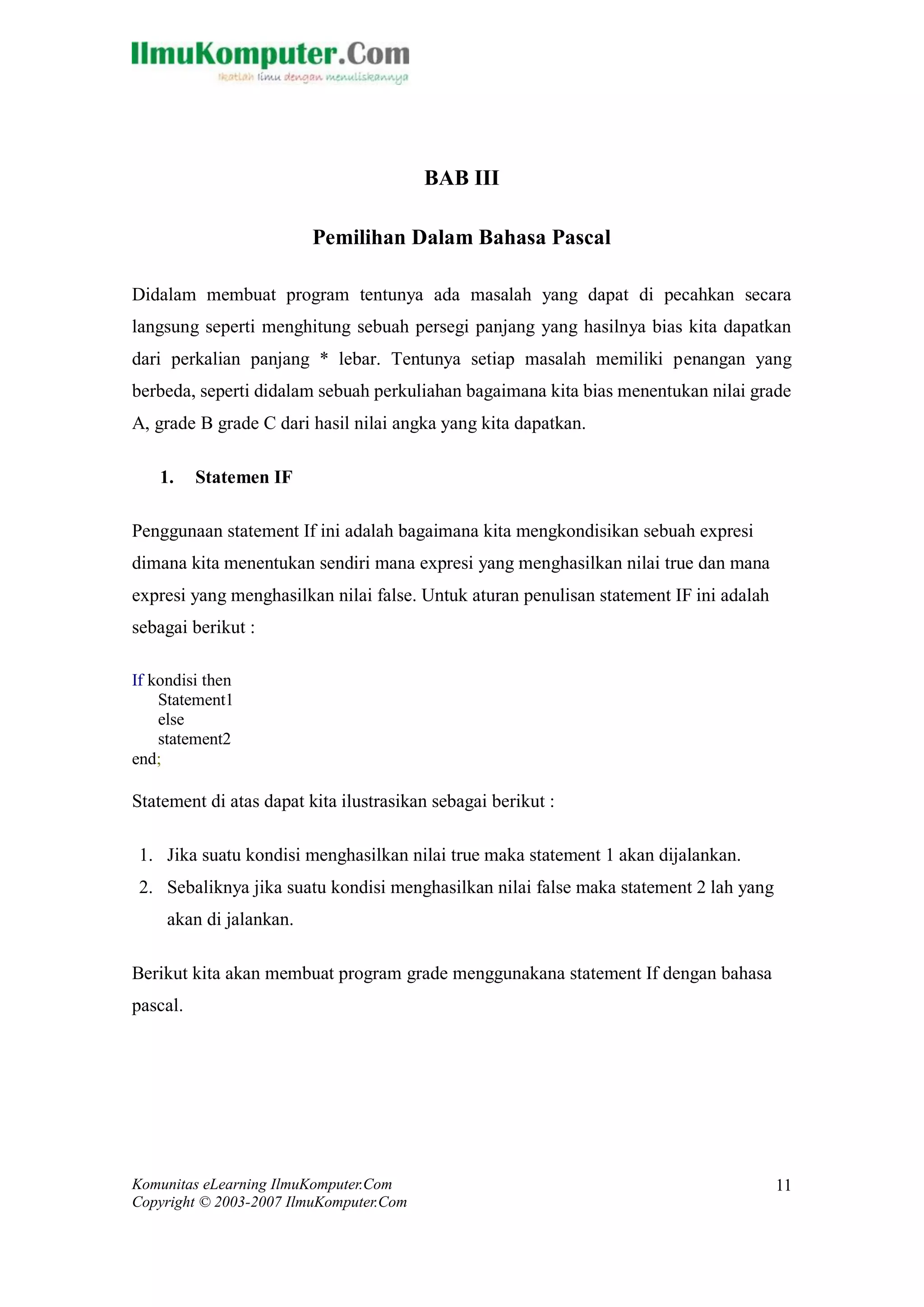 Algoritma pemrograman-dalam-bahasa-pascal | PDF