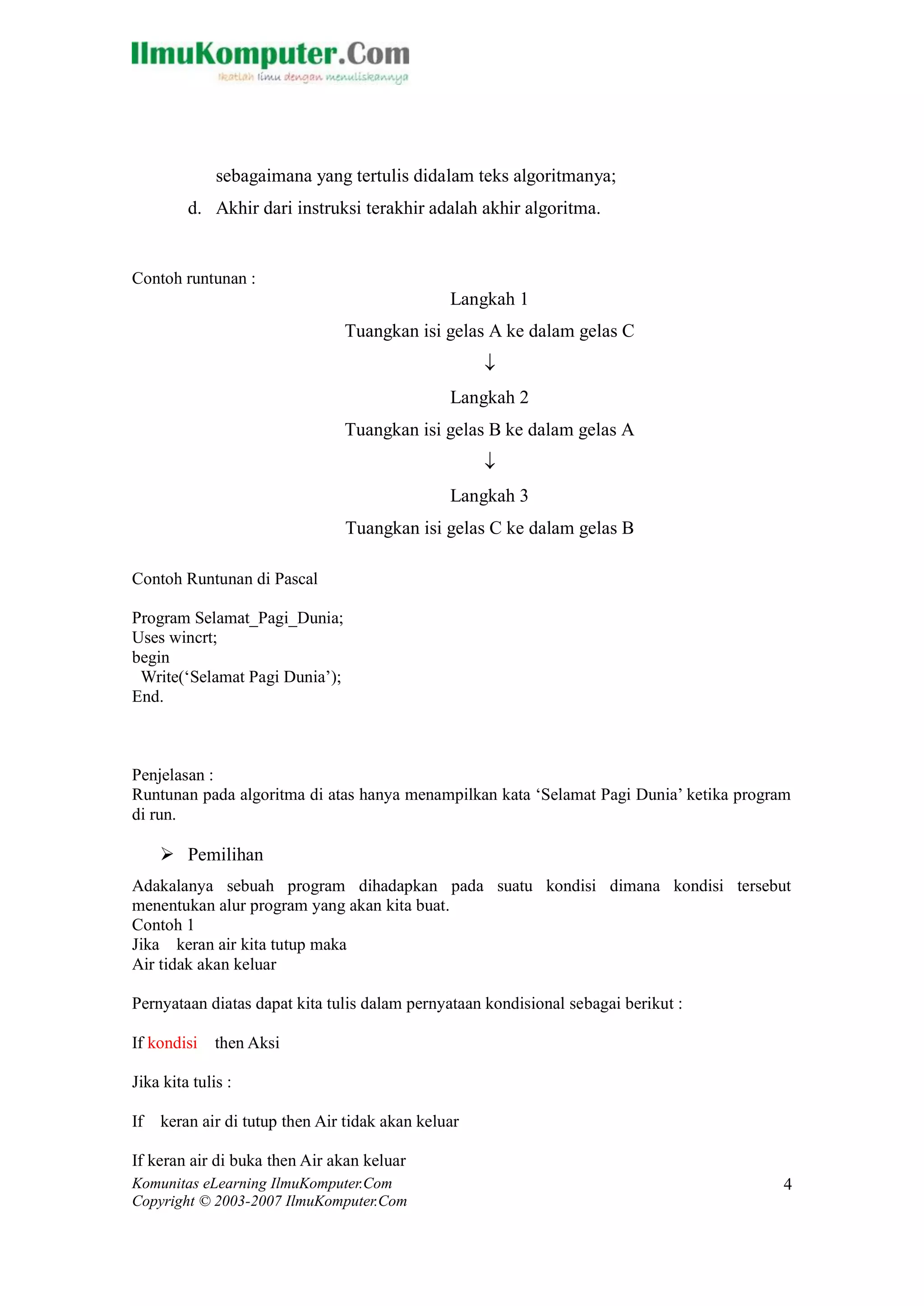 Algoritma pemrograman-dalam-bahasa-pascal | PDF