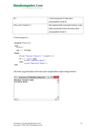 Algoritma pemrograman-dalam-bahasa-pascal | PDF