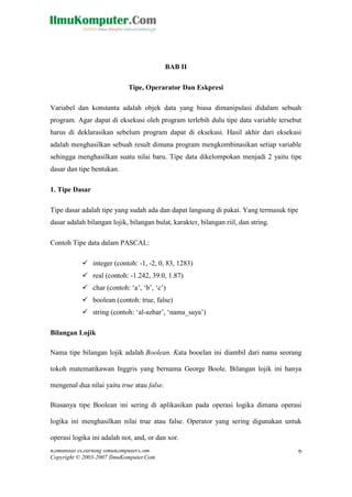 Algoritma pemrograman-dalam-bahasa-pascal | PDF