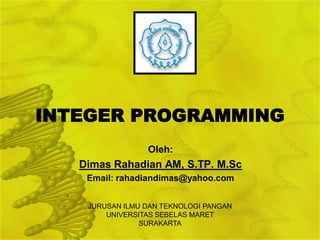 integer programming using branch and bound method.pdf