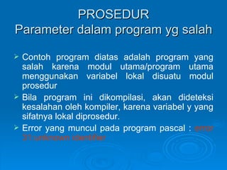 Algoritma - prosedur dan fungsi | PPT