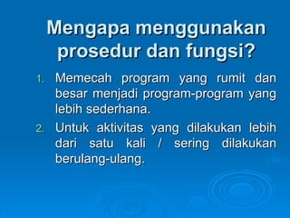 Algoritma - prosedur dan fungsi | PPT