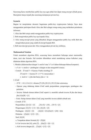 Algoritma rsa | DOC