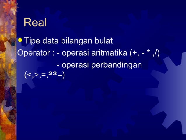 Algoritma - tipe data | PPT