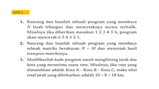 PowerPoint Algoritma Array kelas XI Dan kelas X | PPTX