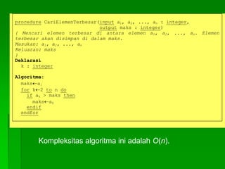 Referensi Materi Algoritma Brute Force Bagian 1 | PPT