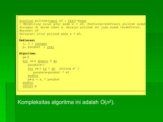 Referensi Materi Algoritma Brute Force Bagian 1 | PPT