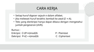 Algoritma caesar cipher kriptografi.pptx