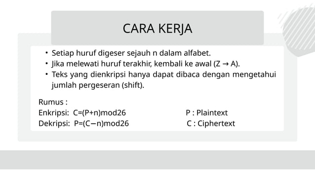 Algoritma caesar cipher kriptografi.pptx