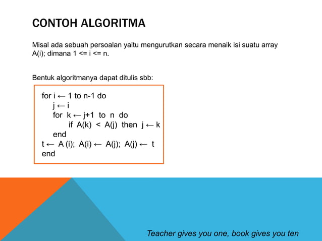 Algoritma Pemrograman | PPT