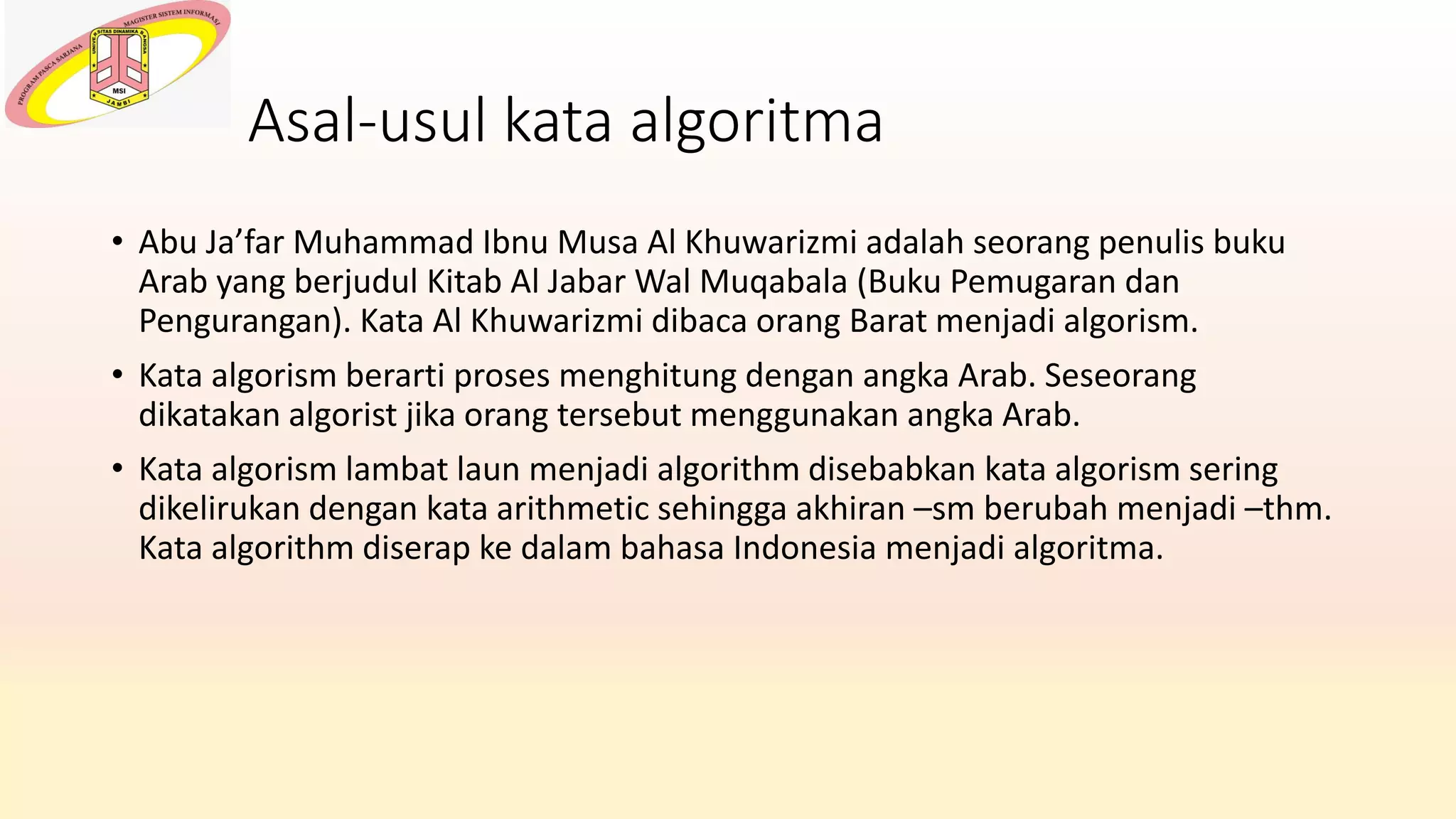 Algoritma dan data struktur pdf | PDF