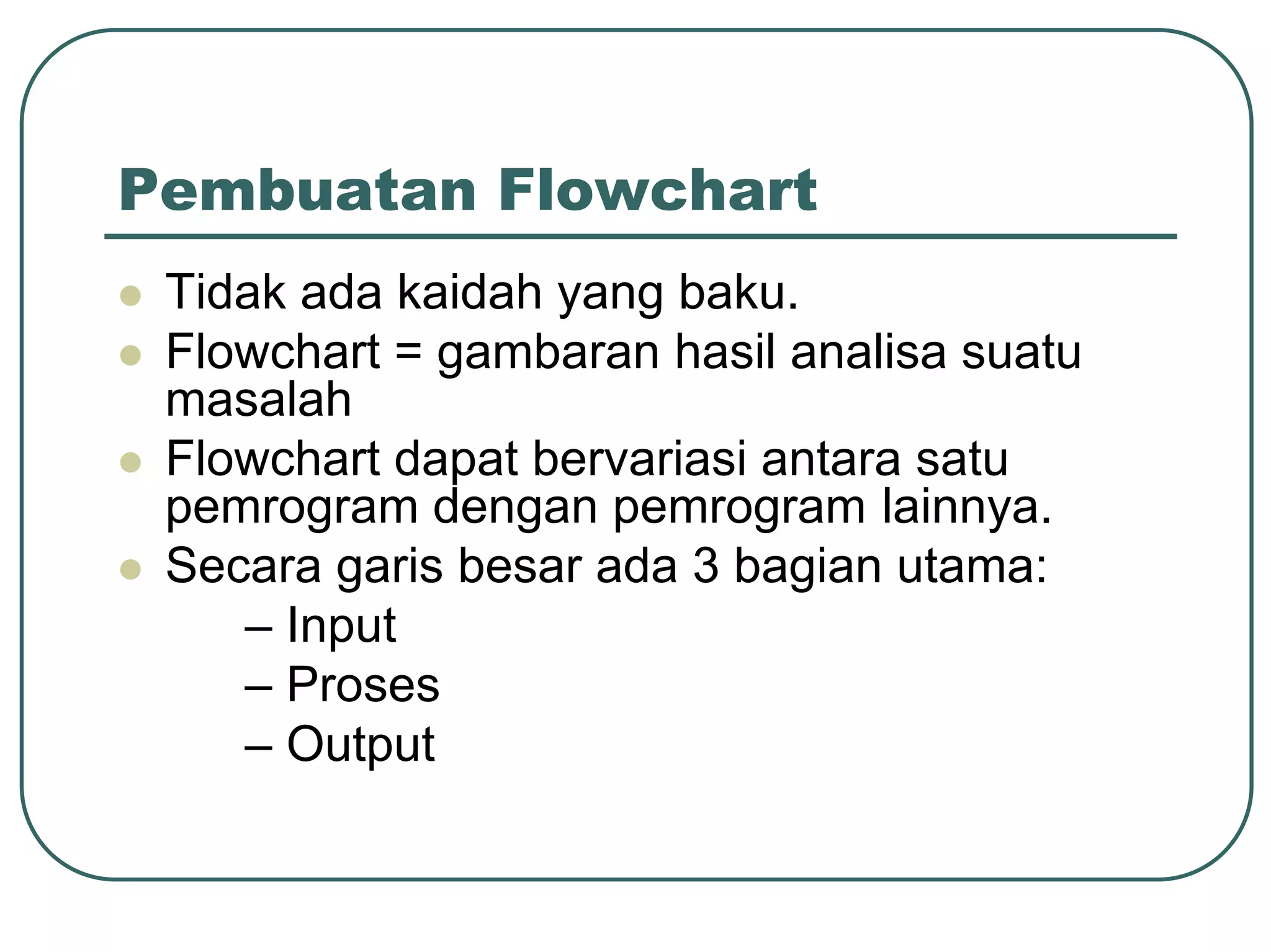Algoritma dan flowchart | PDF