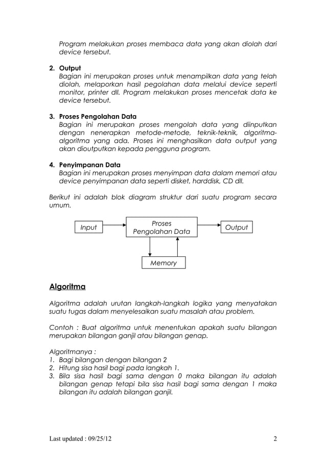 Algoritma dan flowchart | PDF