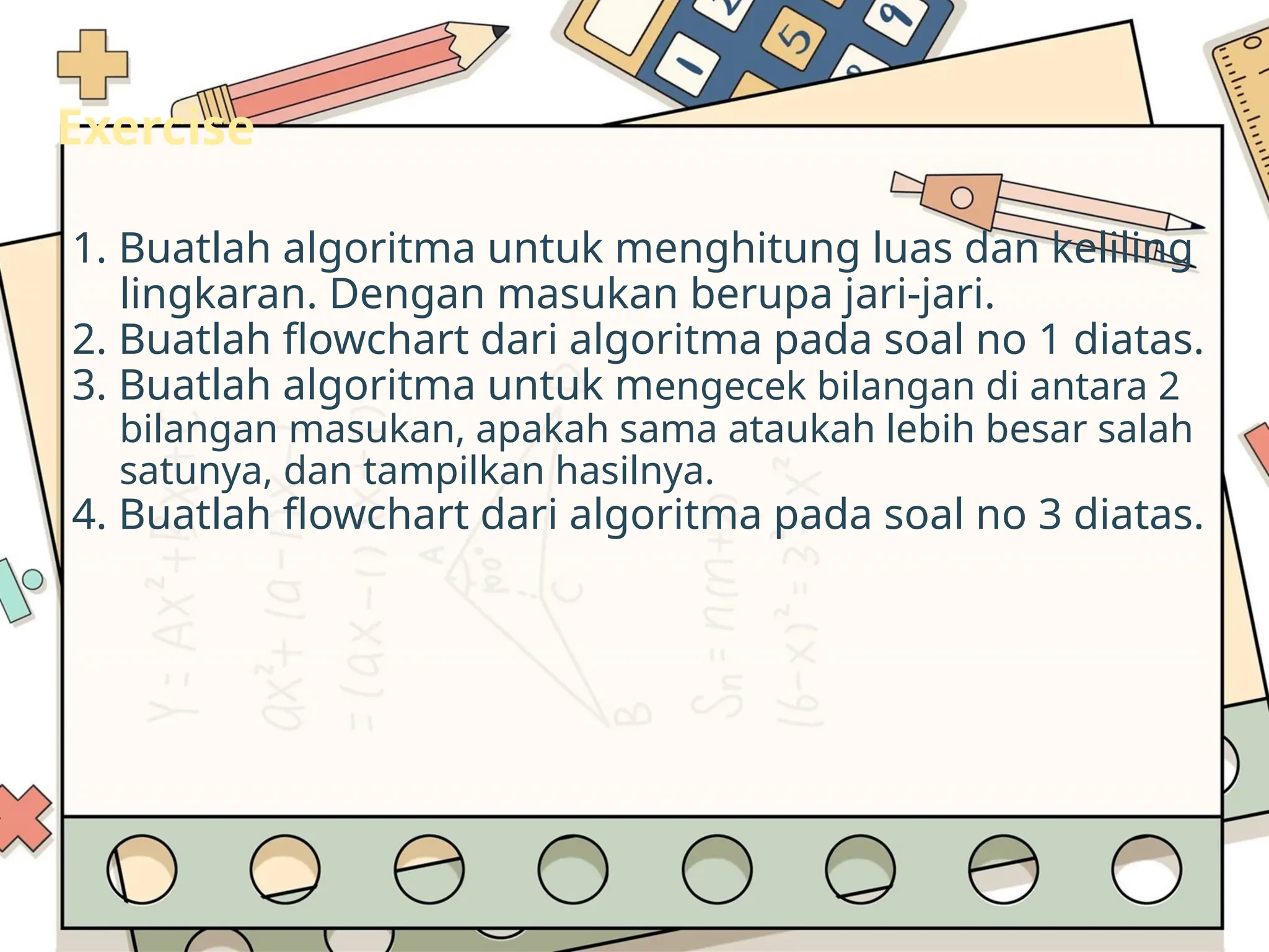 Algoritma dan flowchart SMP kelas 7 TIK | PPT