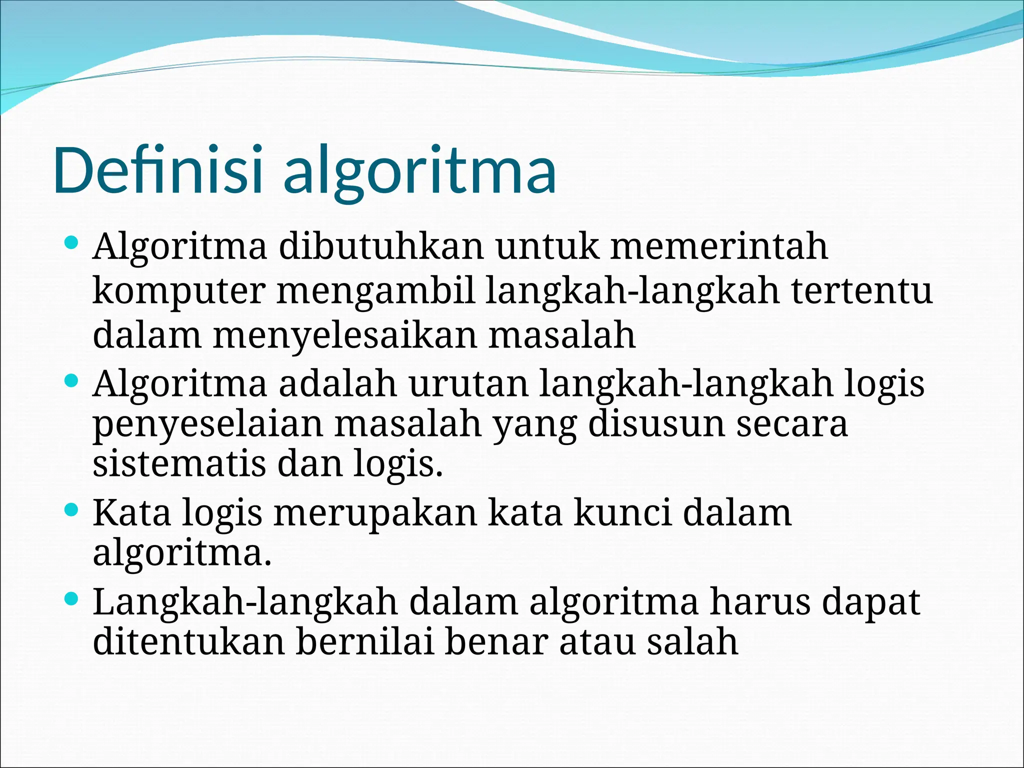 Pengenalan Algoritma dan Flowchart untuk pemula.ppt