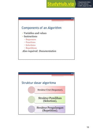 Algoritma Dan Flowchart HOW DO WE SOLVE PROBLEMS | PDF