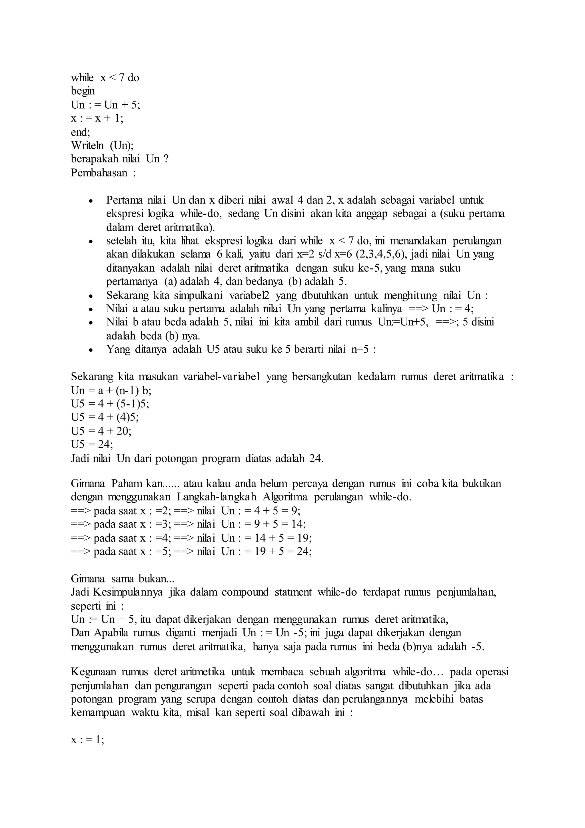 Algoritma dan pemograman | DOCX