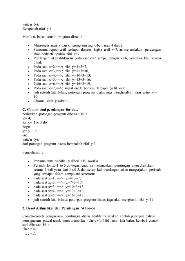 Algoritma dan pemograman | DOCX