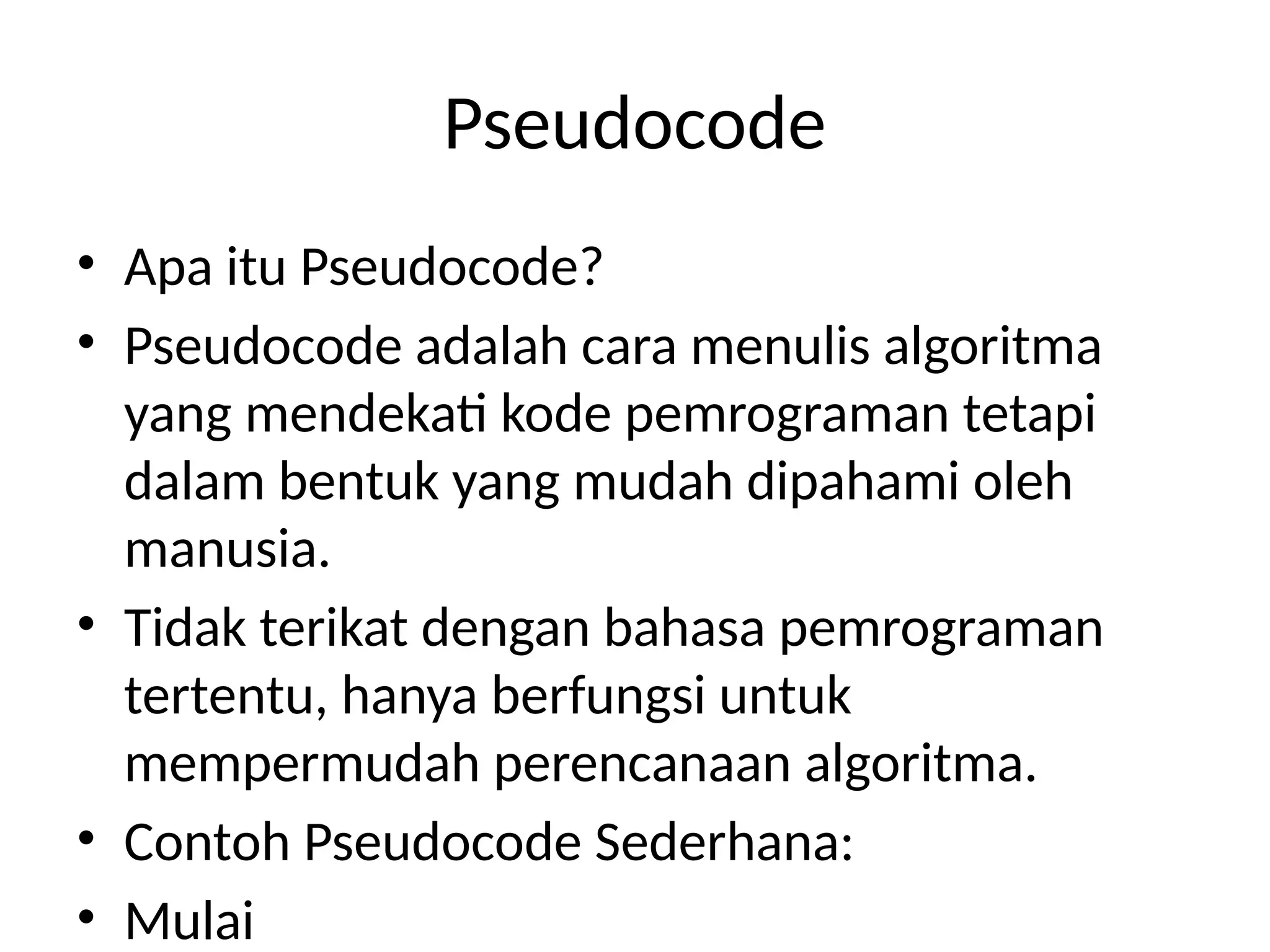 Pengantar Mata Kuliah Algoritma_dan_Pemrograman | PPTX
