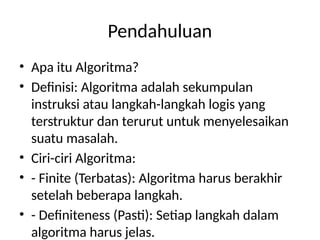 Pengantar Mata Kuliah Algoritma_dan_Pemrograman | PPT