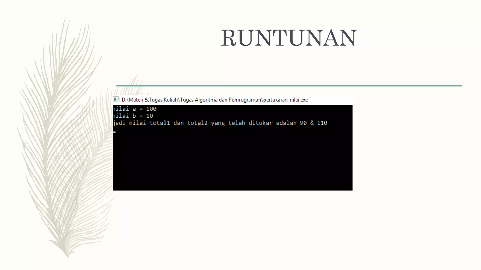 Algoritma dan pemrograman 1 | PPT