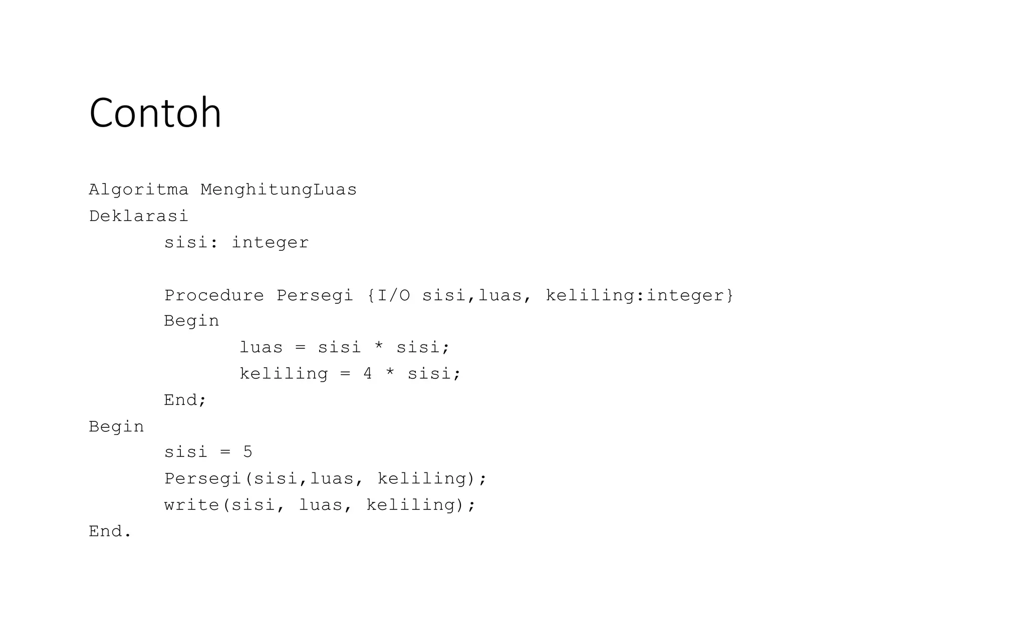 Algoritma dan Pemrograman I - Prosedur.pdf