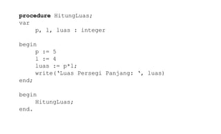 Algoritma dan Pemrograman I - Prosedur.pdf