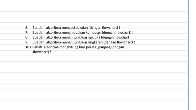 ALGORITMA DAN PEMROGRAMAN - ALGORITMA DAN PEMROGRAMAN | PPT | Computer ...