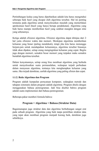 Algoritma dan pemrograman; teori dan praktik dalam pascal edisi kedua ...