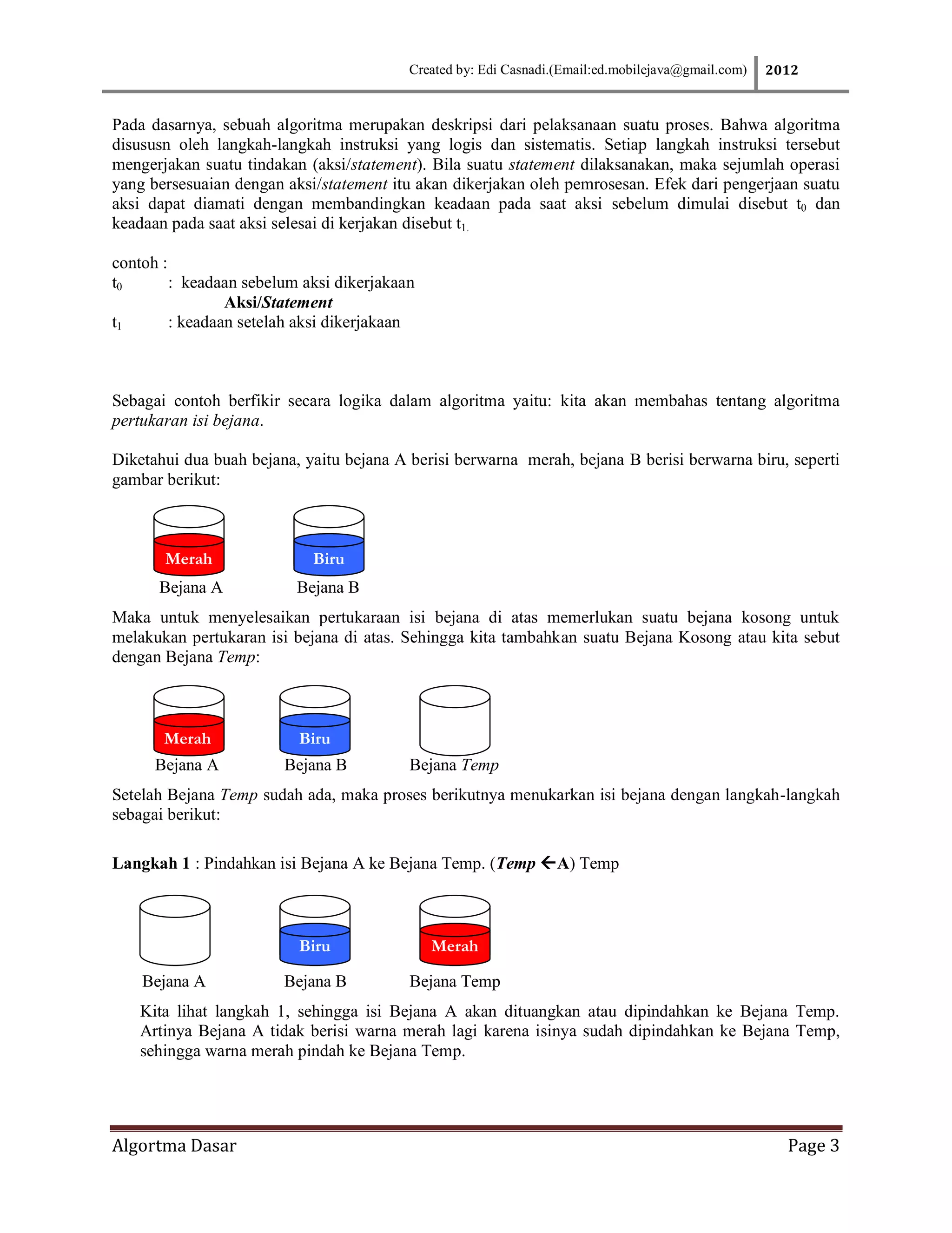 Dasar Algoritma ECasnadi | PDF